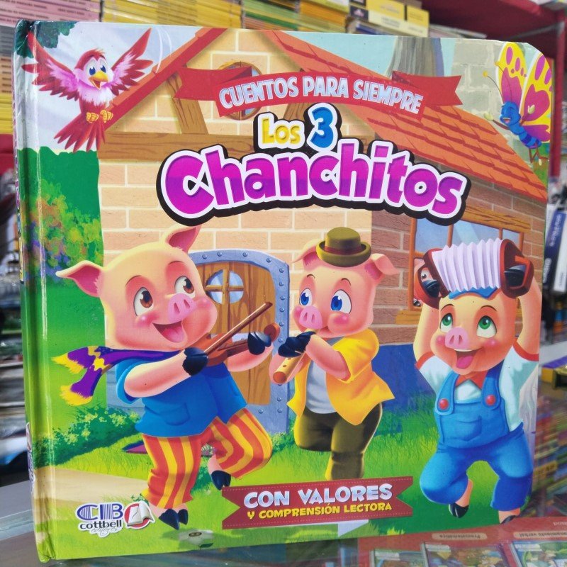 Los 3 chanchitos - Cuento tapa dura CB