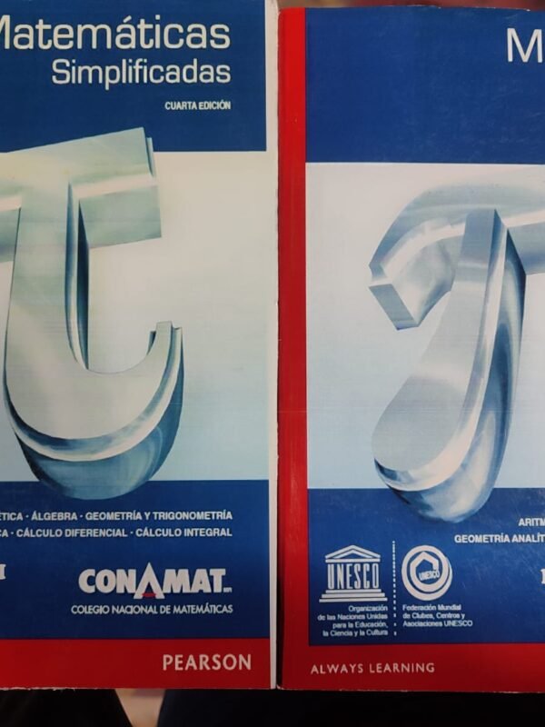Matemáticas Simplificadas. CONAMAT (2 Tomos)